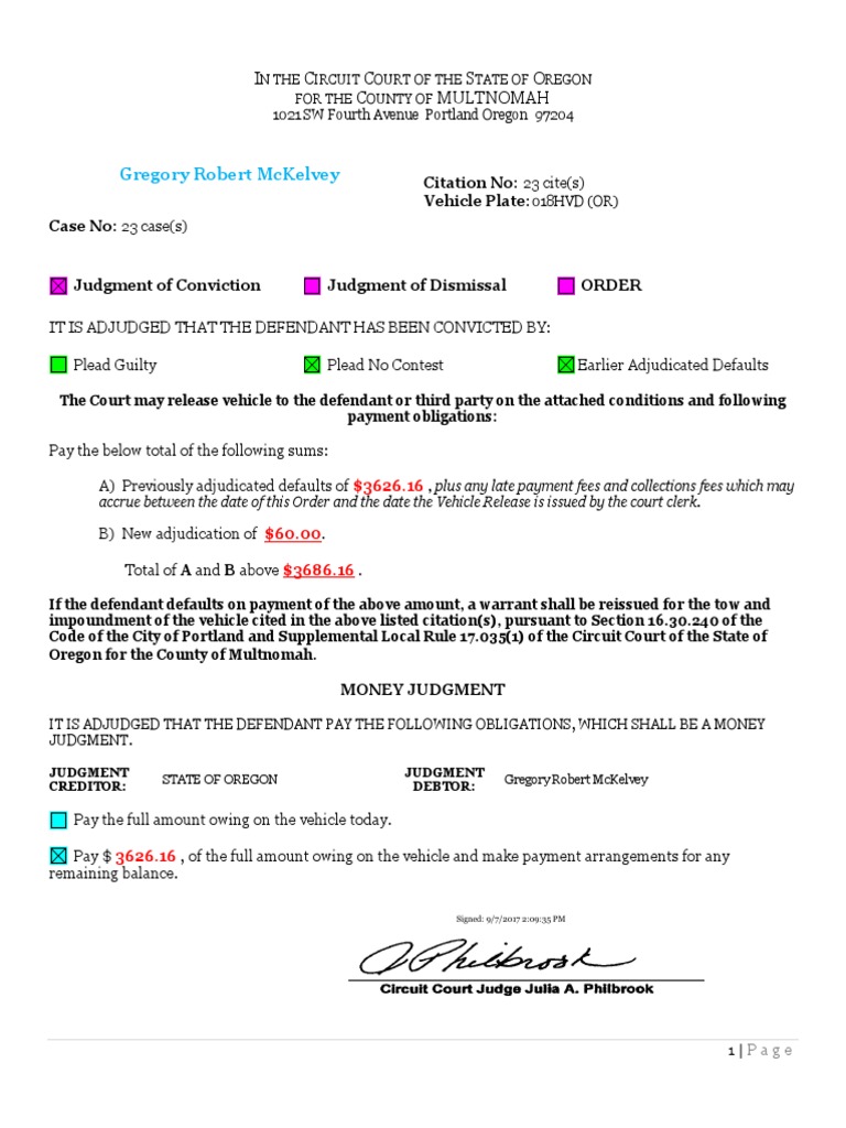 Gregory Robert Mckelvey: I C C S O C Multnomah | PDF | Department Of ...