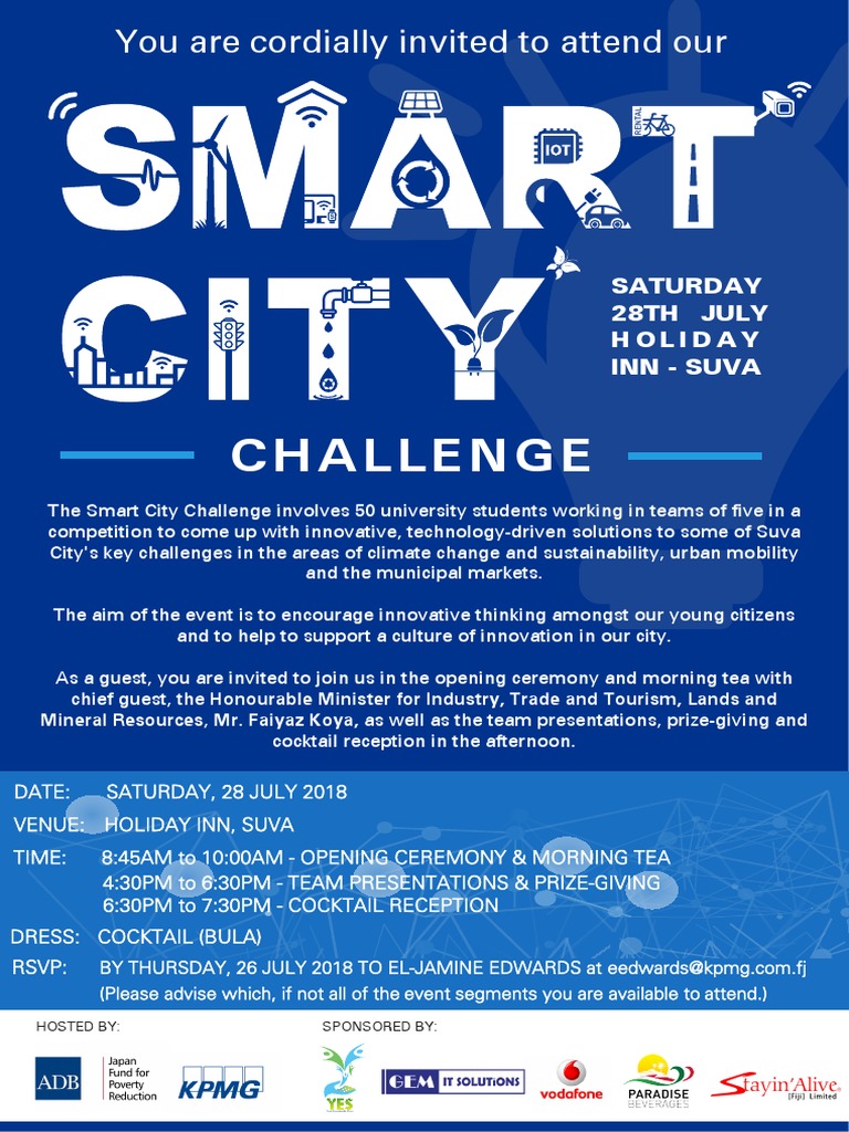 Smart City Challenge (Invitation) | PDF