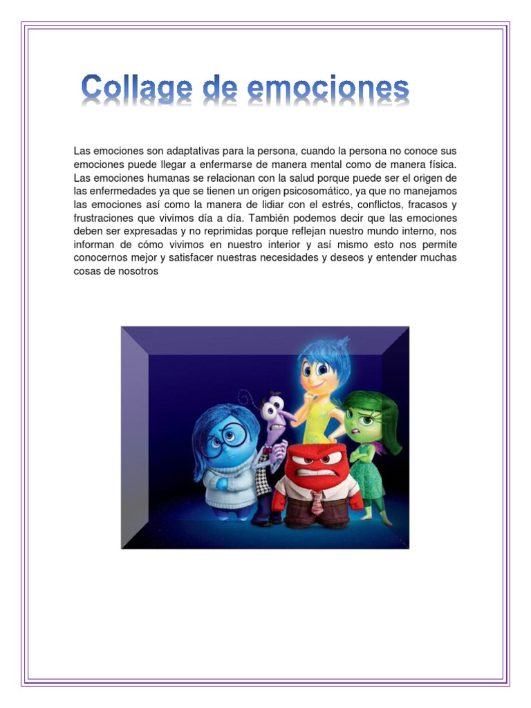 Collage de Emociones | PDF