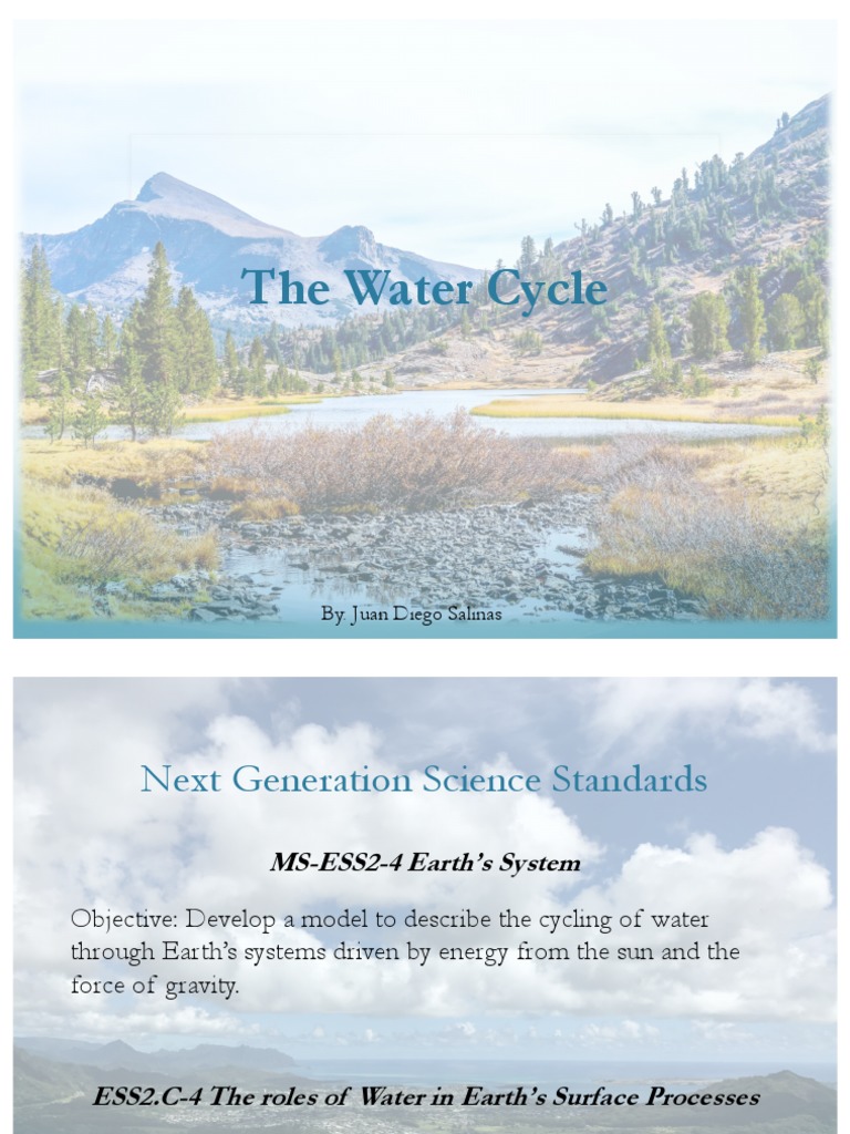 The Water Cycle Pdf Evaporation Precipitation