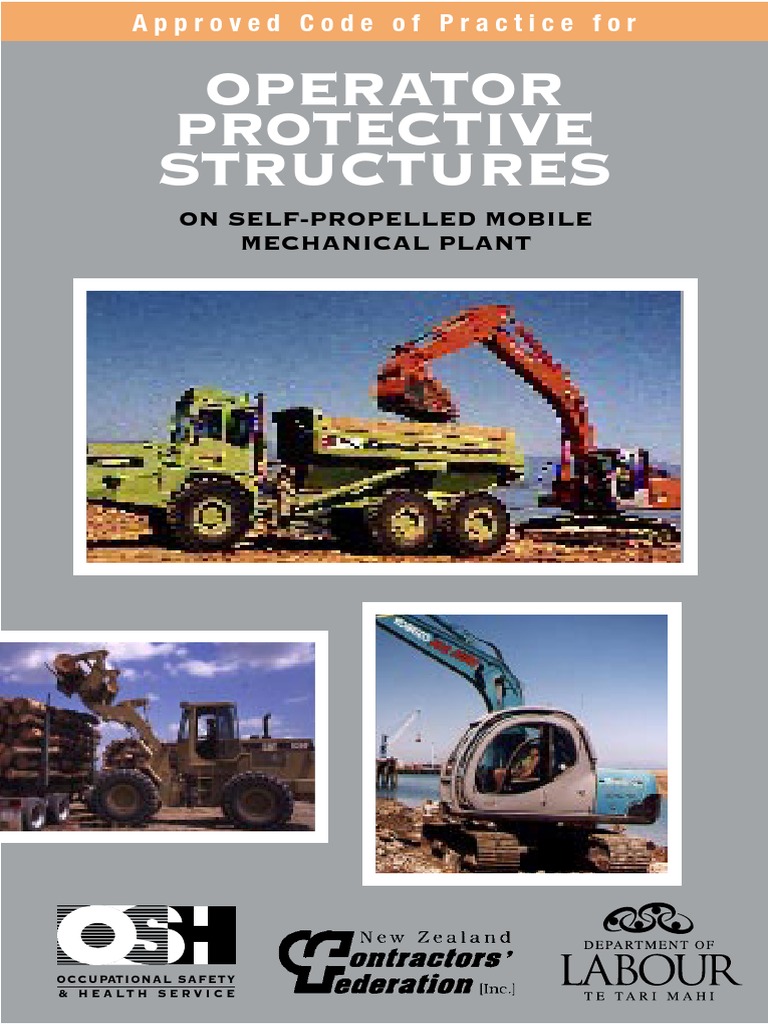 Operator Protective Structures: On Self-Propelled Mobile Mechanical ...