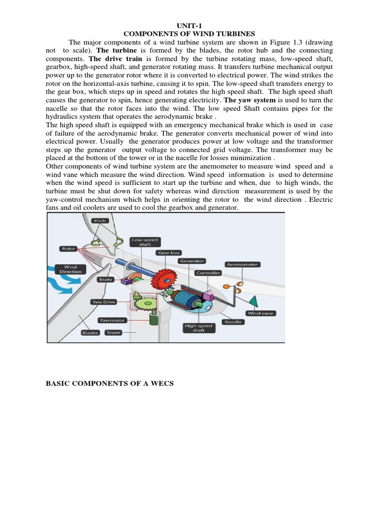 Wind Energy - Notes | PDF | Wind Turbine | Wind Power