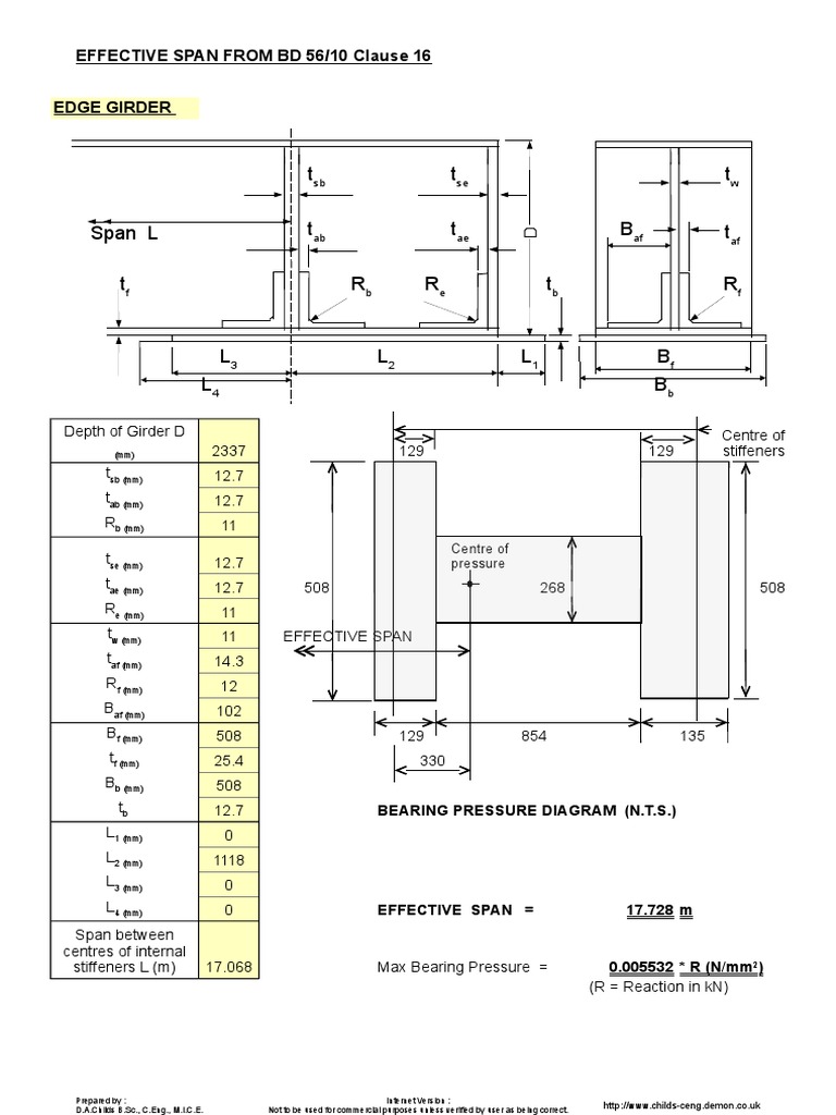 Effective Span Calculation for Edge Girders | PDF | Business