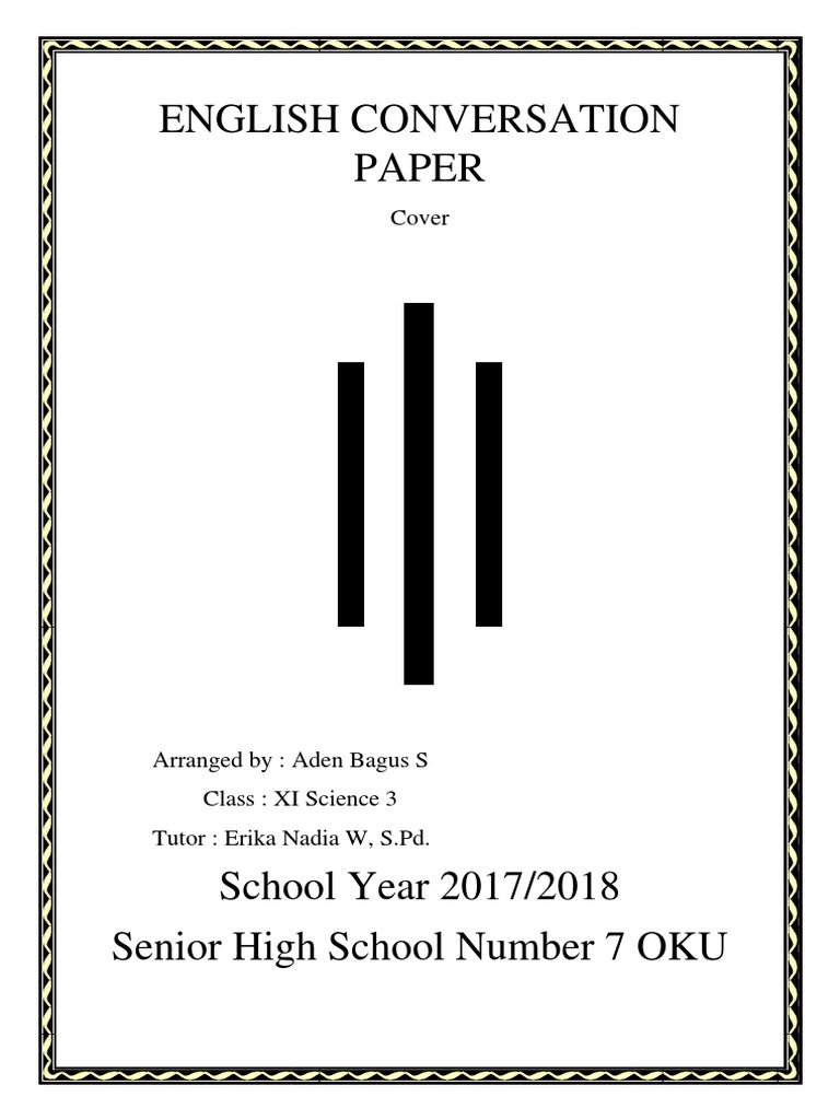 English Conversation Paper | PDF