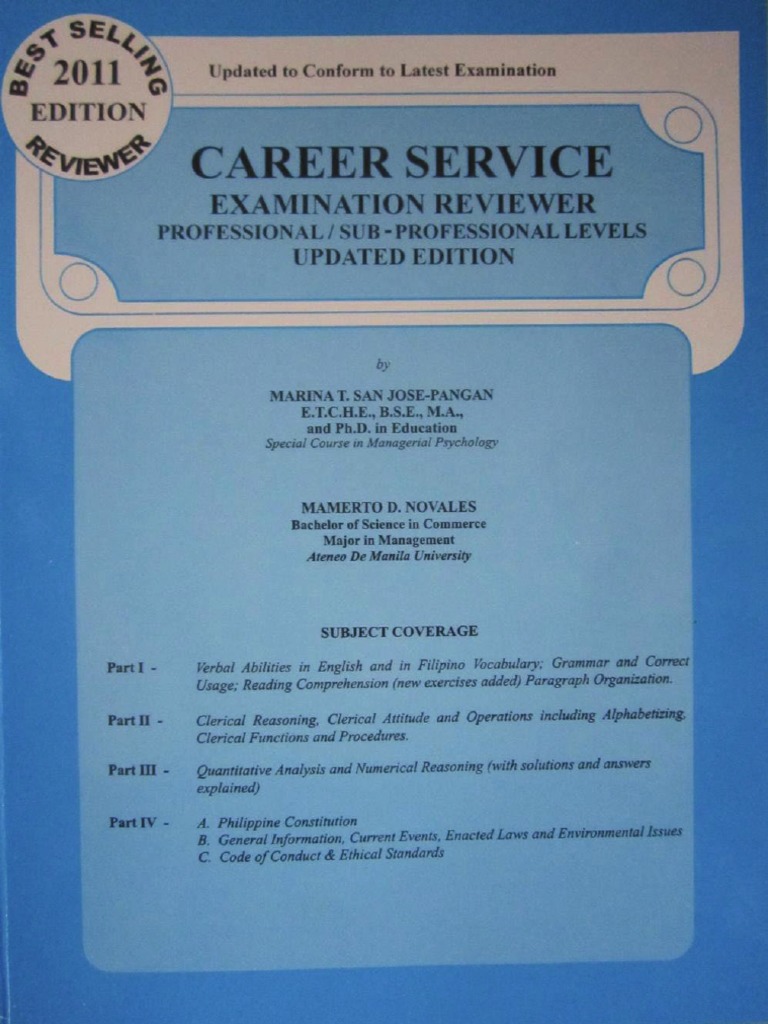CSC Reviewer National Bookstore | PDF
