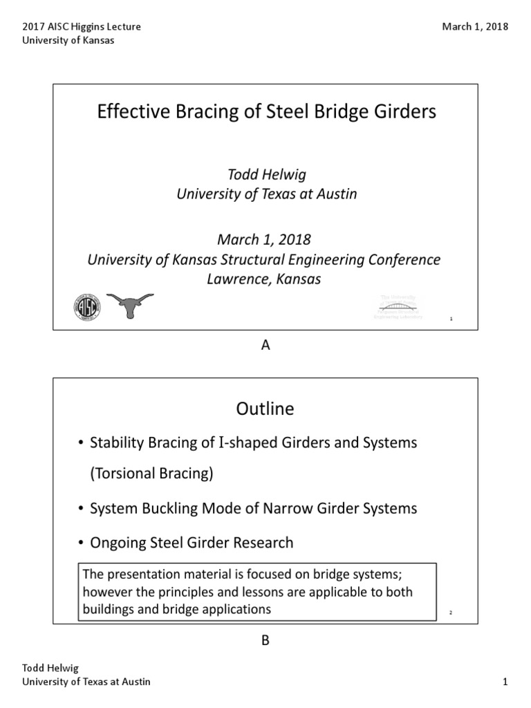 Bridge Bracing | PDF | Beam (Structure) | Buckling