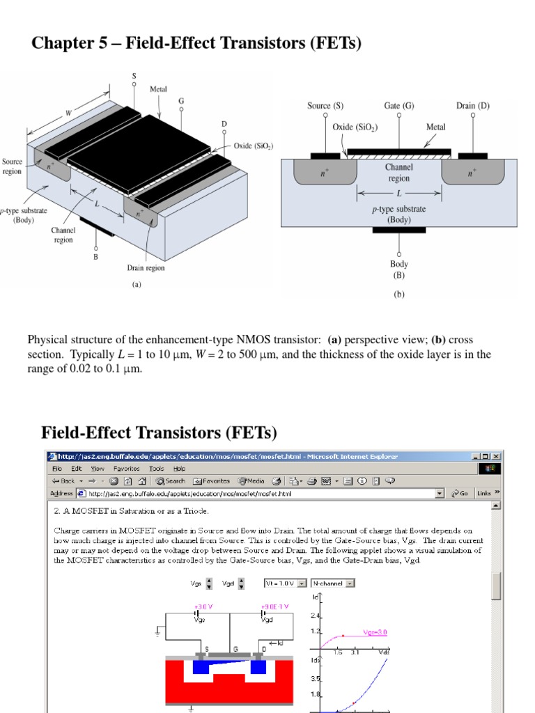 Chapter 5 - Field-Effect Transistors (Fets) | PDF | Field Effect ...