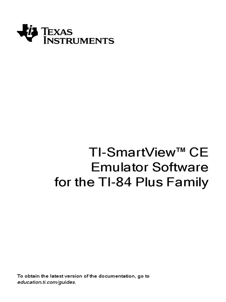 TI-SmartView CE For The TI-84 Plus Family | PDF | Computer Keyboard ...