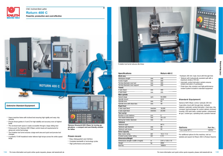 134 135 Roturn 400 C UK | PDF | Manufactured Goods | Tools
