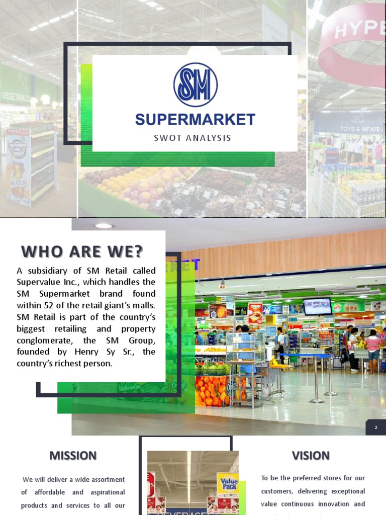 Sm Supermarket Swot Analysis