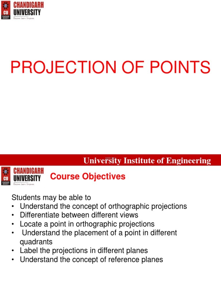 Projection of Points | PDF | Cartesian Coordinate System | Space