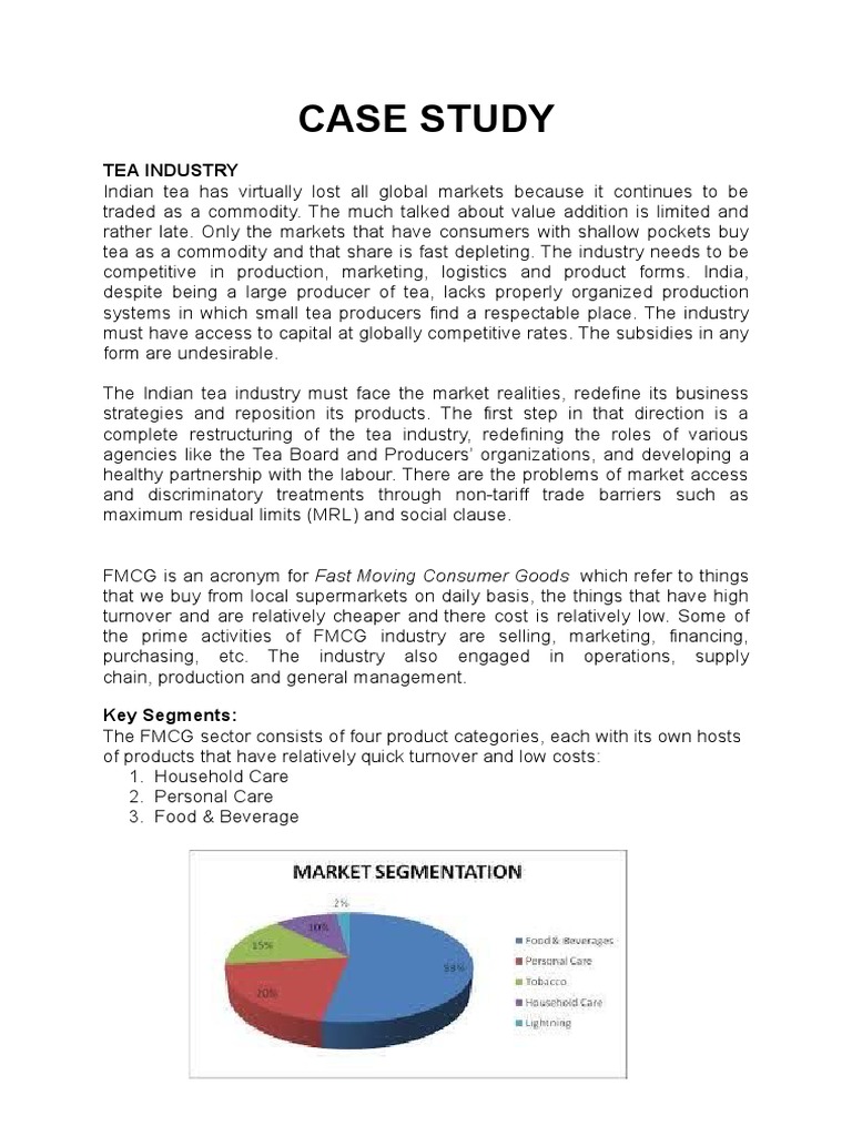 Case Study: Tea Industry | PDF | Business | Beverages