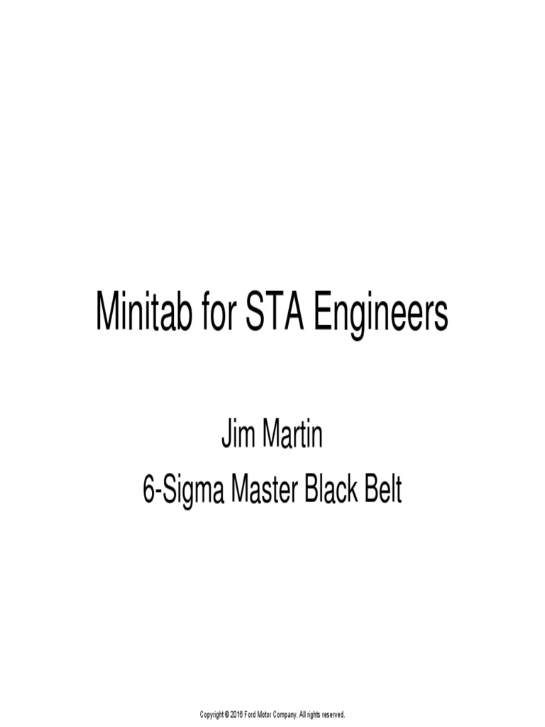 Mini - Tab For STA | PDF | Student's T Test | Sample Size Determination