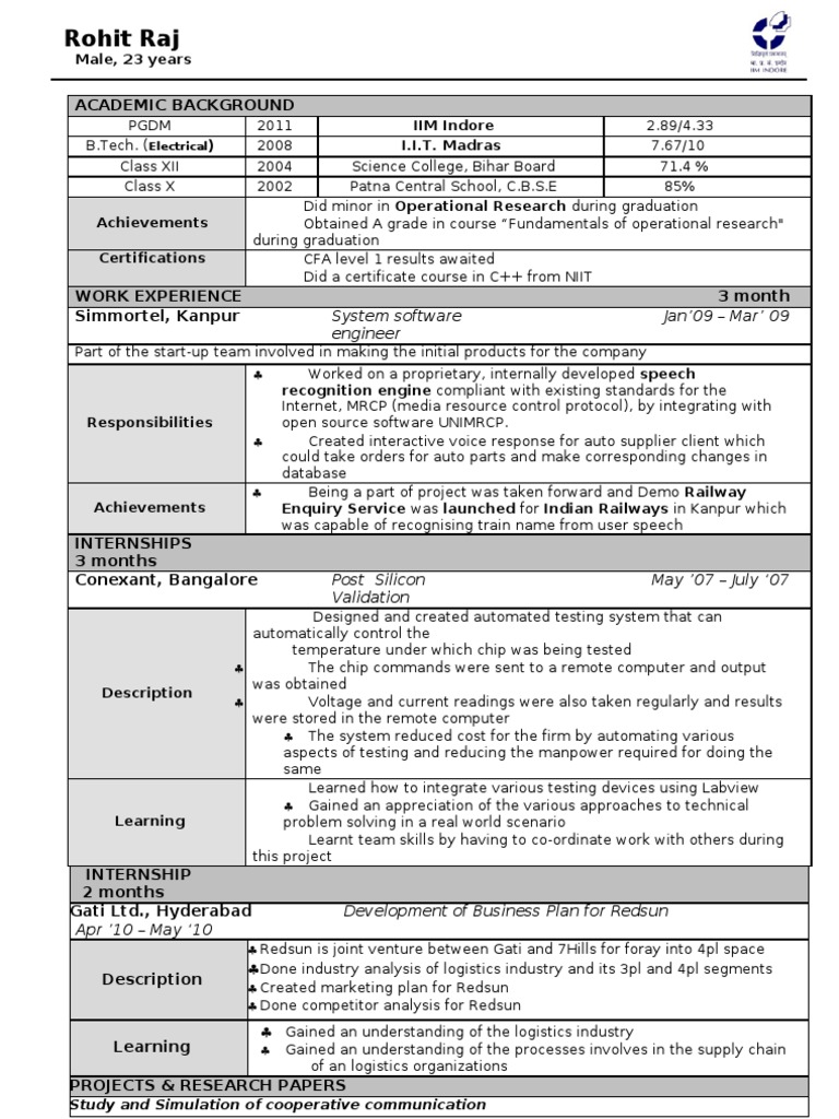 Rohitraj Resume | PDF | Software | Computing