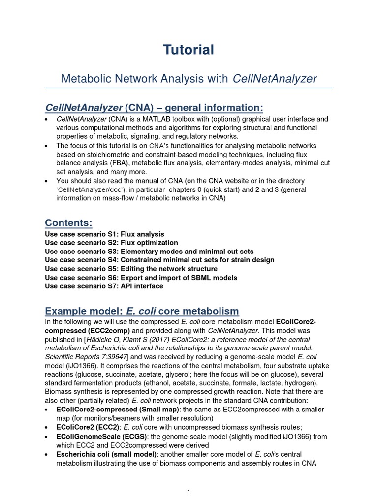 CNA Tutorial | PDF | Mathematical Optimization | Teaching Mathematics