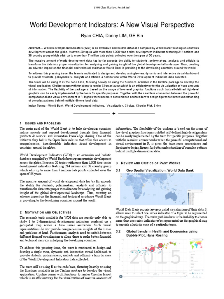 Interactive WDI Dashboard Using R | PDF | Visualization (Graphics ...