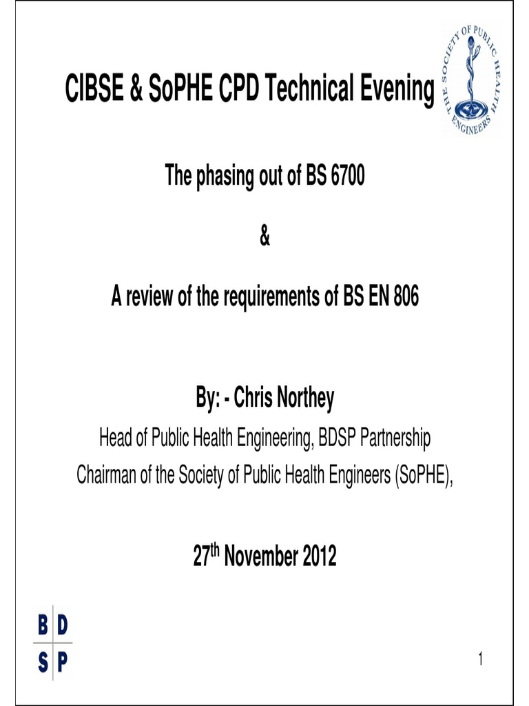 Phasing Out of BS 6700 | PDF | Pipe (Fluid Conveyance) | Water Heating