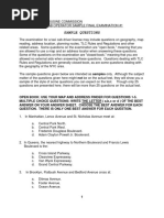 Taxi Licensing Example Test Questions With Answers PDF | PDF ...