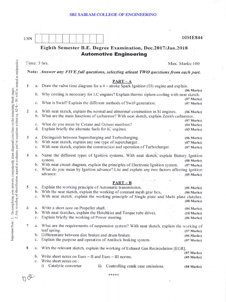 Automotive Engineering | PDF