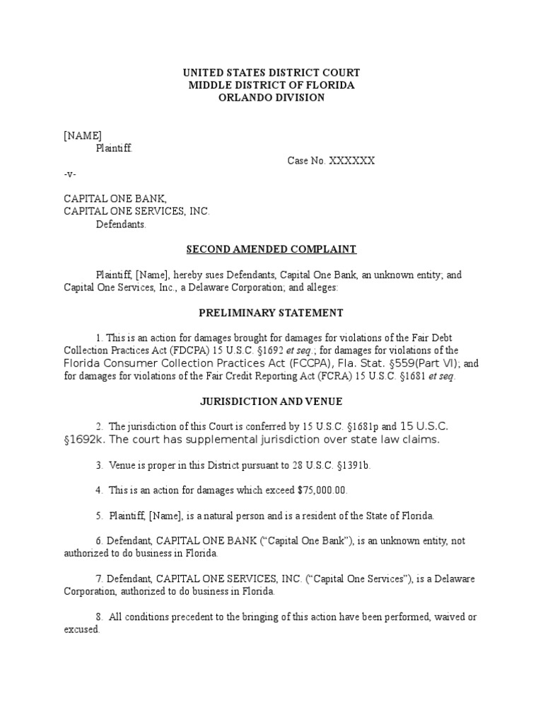 Lawsuit Complaint 1 | PDF | Lawsuit | Damages