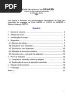 Tutorial SICAPES | PDF