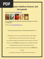 DELIVERANCE - Demonbuster - Com Deliverance Manual | PDF | Deliverance ...