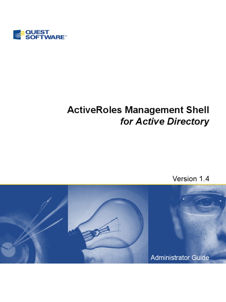 Active Roles MgmtShellForAD 14 Admin Guide English | PDF