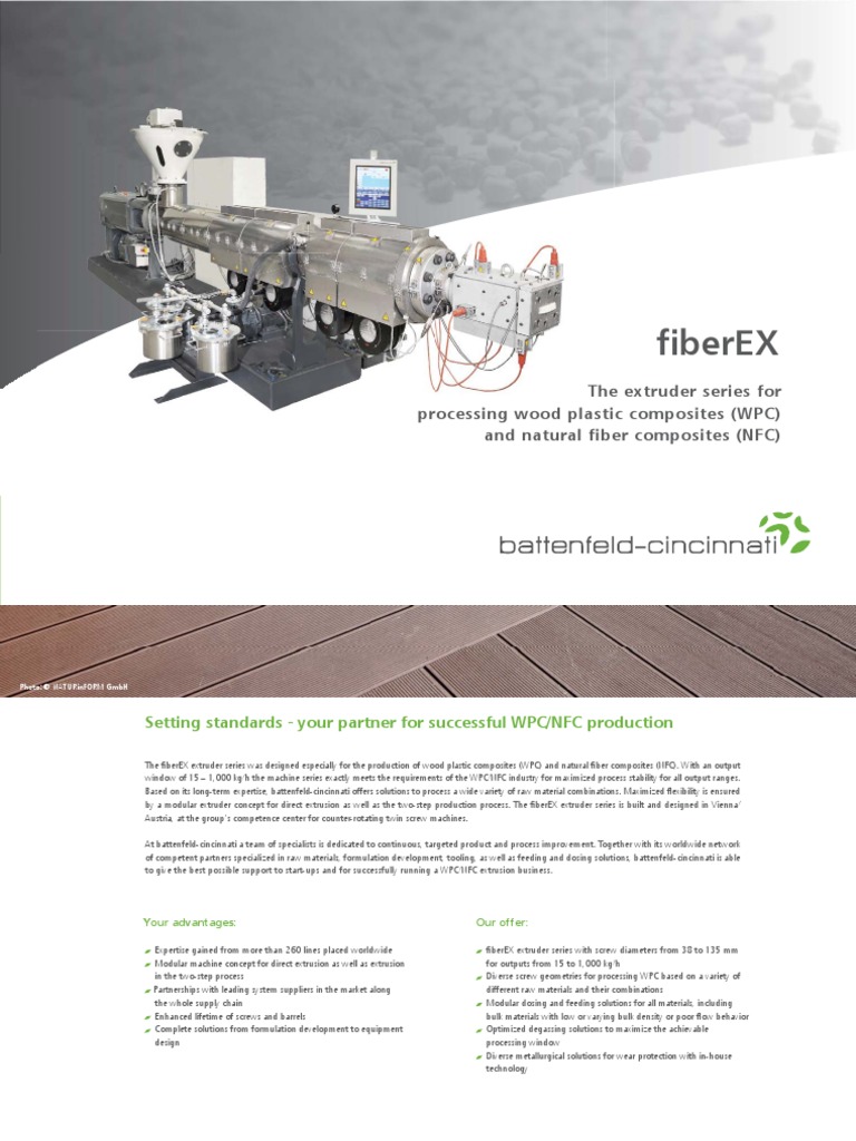 01 2016 09 fiberEX 12S EN | PDF | Extrusion | Plastic