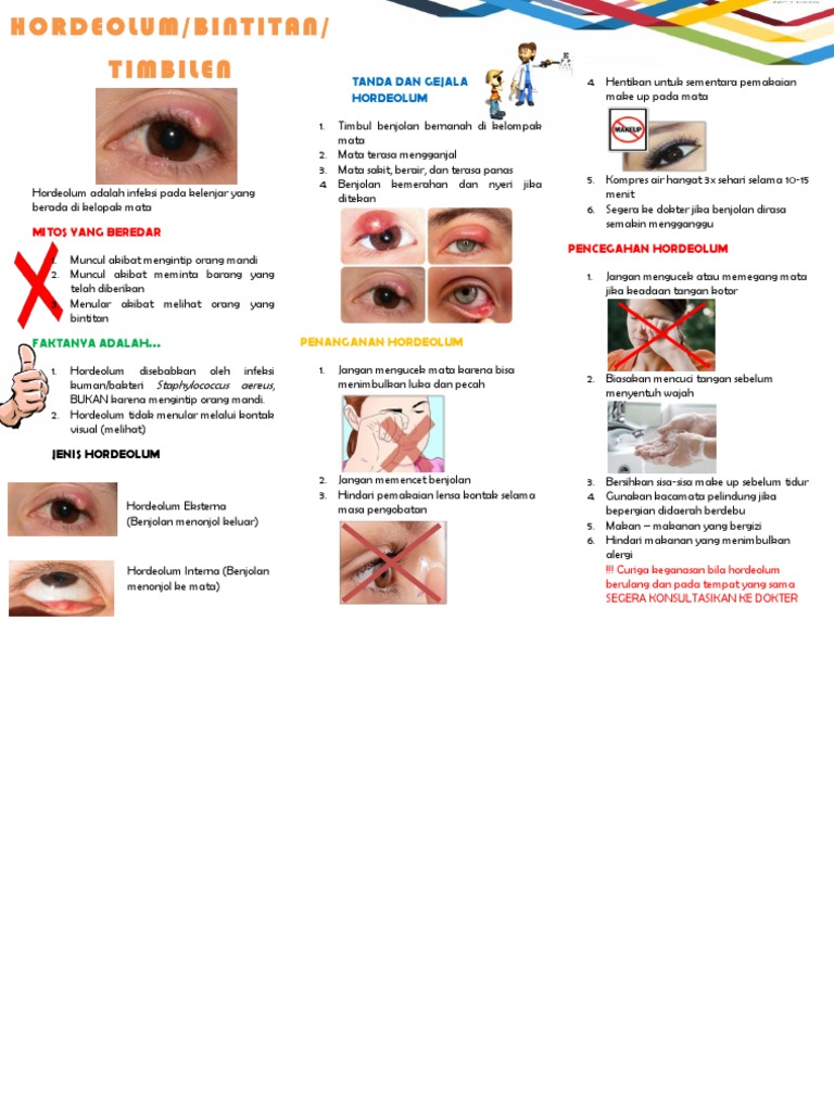 Hordeolum Leaflet | PDF