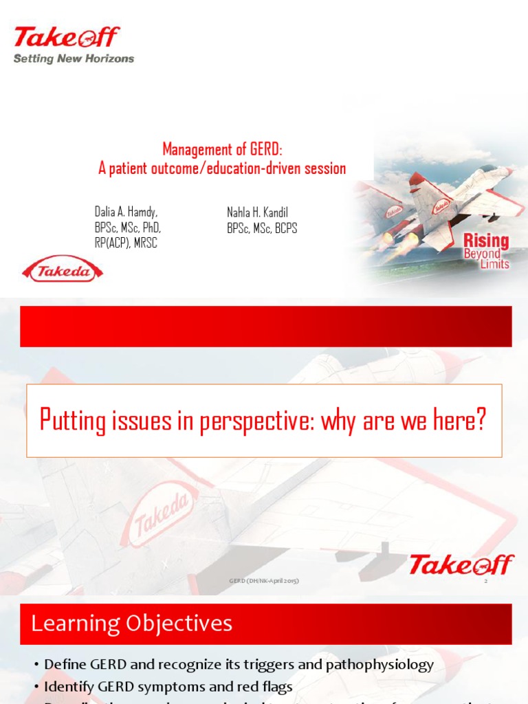 Management of GERD: A Patient Outcome/education-Driven Session | PDF ...