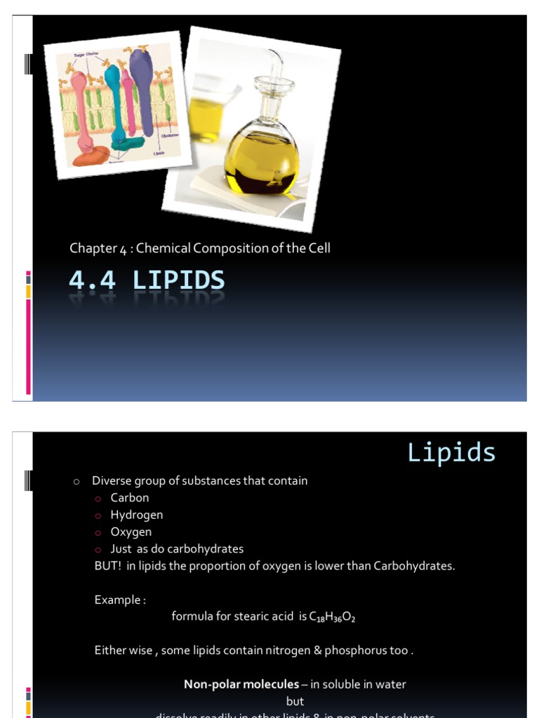 Biology Form 4 Lipids | PDF | Saturated Fat | Diet & Nutrition
