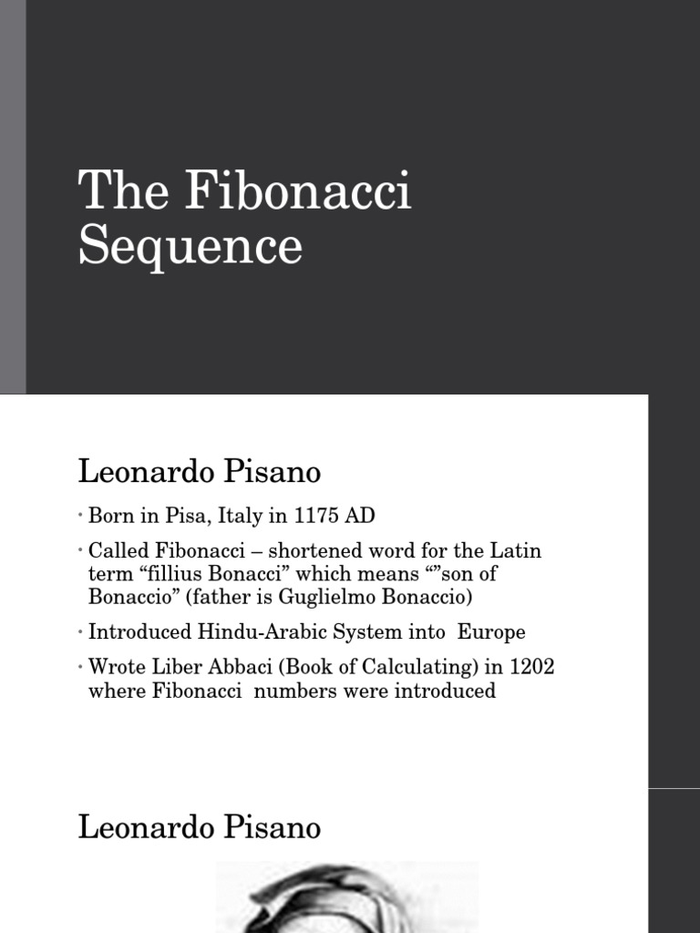 The Fibonacci Sequence | PDF | Numbers | Teaching Mathematics
