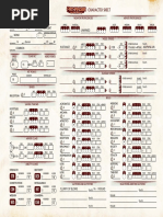 Forbidden Lands Character Sheet | PDF | Leisure | Sports