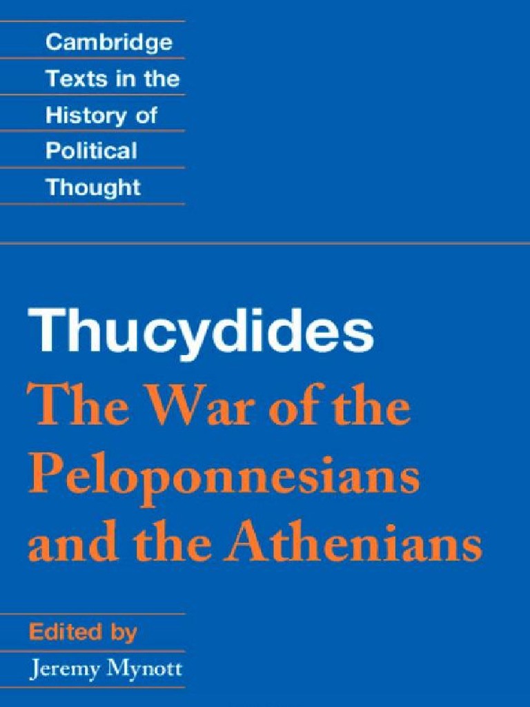 Thucydides - The War of The Peloponnesians and The Athenians | PDF ...