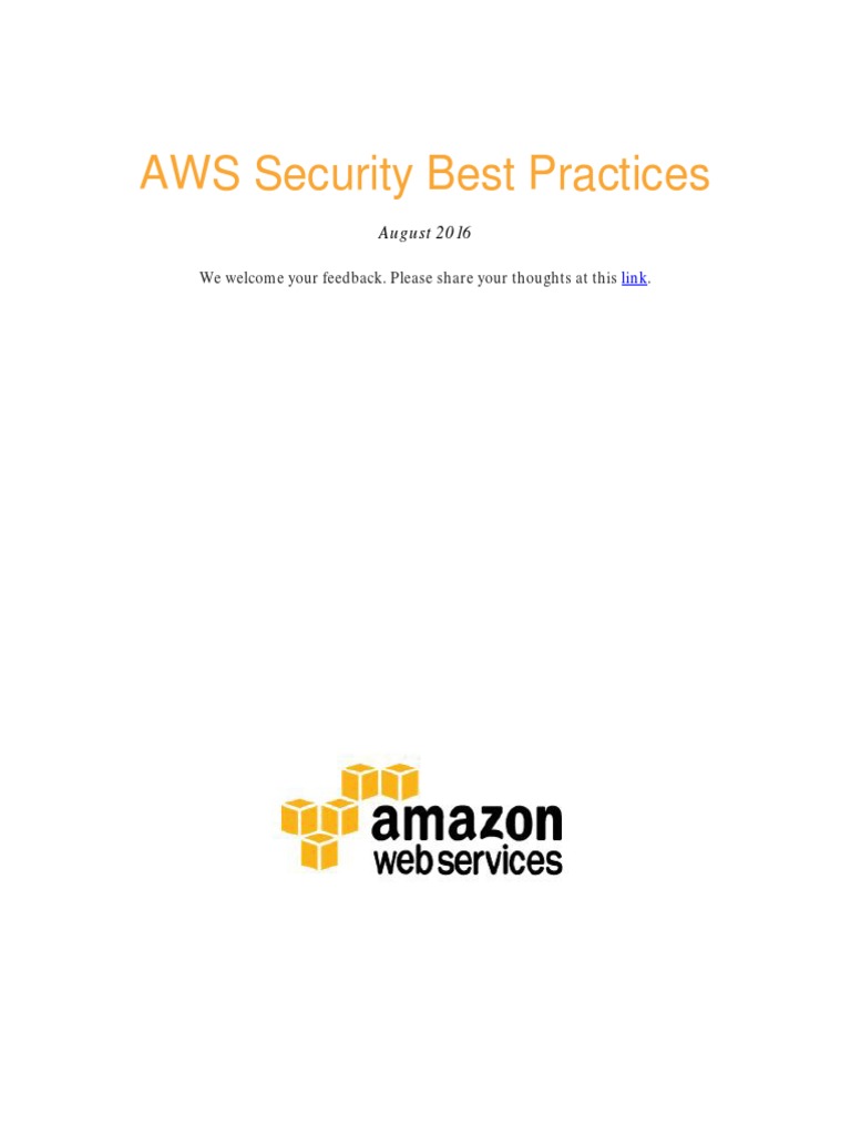 AWS Security Best Practices | PDF | Amazon Web Services | Cloud Computing