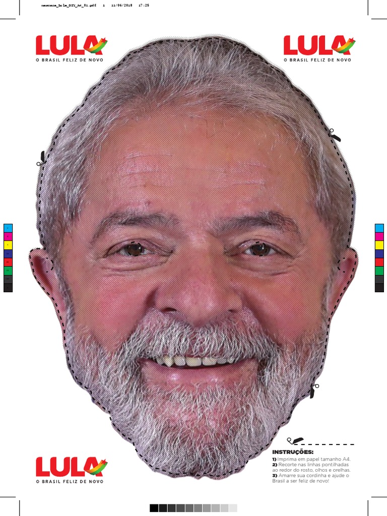 Máscara Do Lula 2018. | PDF