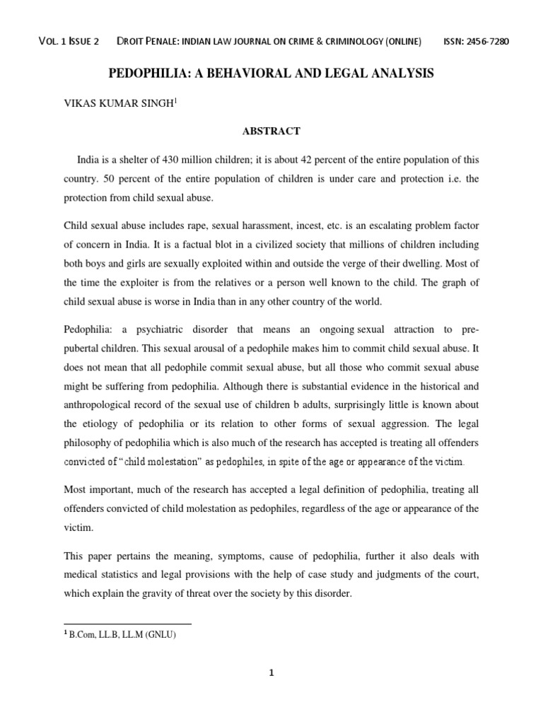 3 | PDF | Pedophilia | Child Sexual Abuse