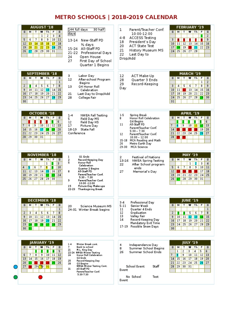 Yearly Calendar | PDF