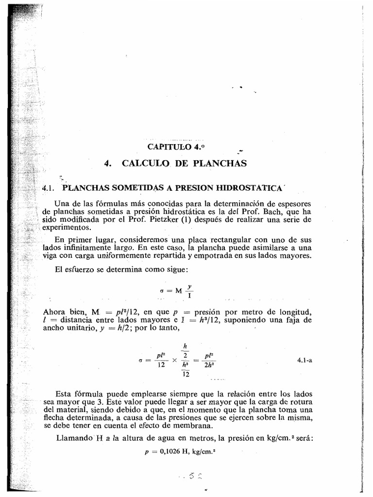 4 Calculo de Planchas PDF | PDF