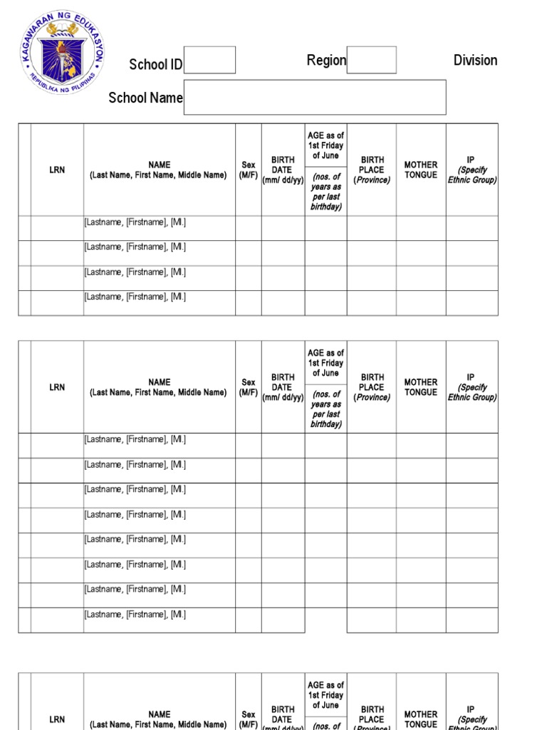 School Forms 1 7 | PDF | Curriculum | Behavior Modification