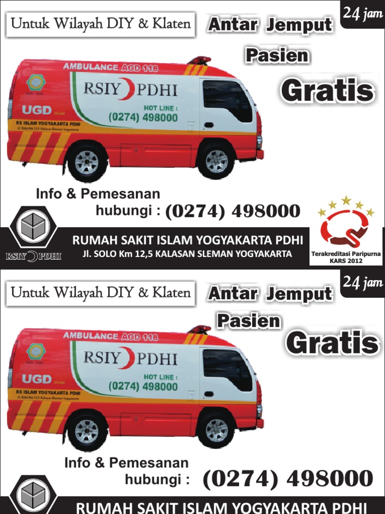 Antar Jemput Pasien Gratis | PDF
