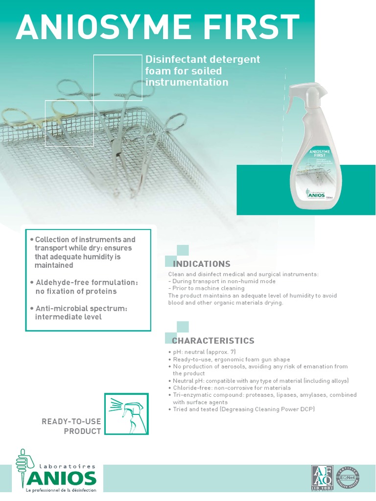 FT Anios | PDF | Disinfectant | Chemistry
