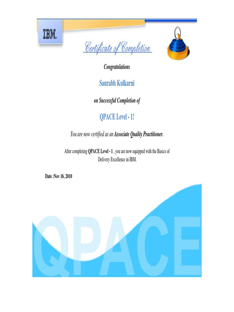 Qpace Level - 1 | PDF