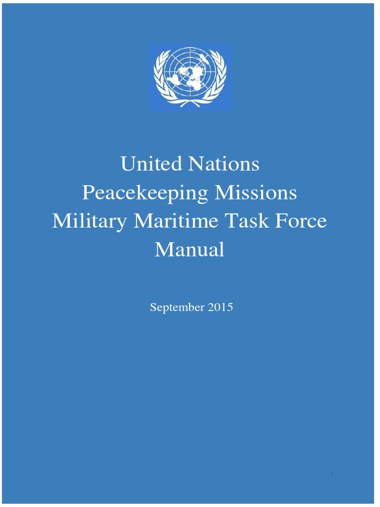 UN Maritime Task Force Guide | PDF | Peacekeeping | Search And Rescue