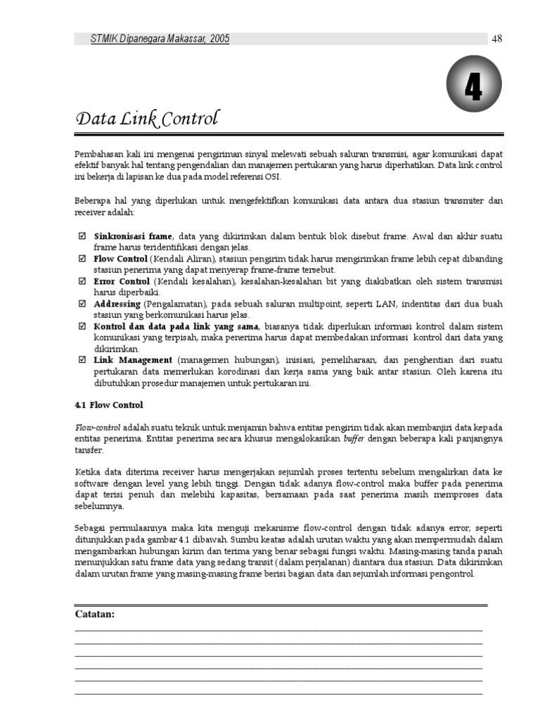 Data Link Control | PDF | Komputer