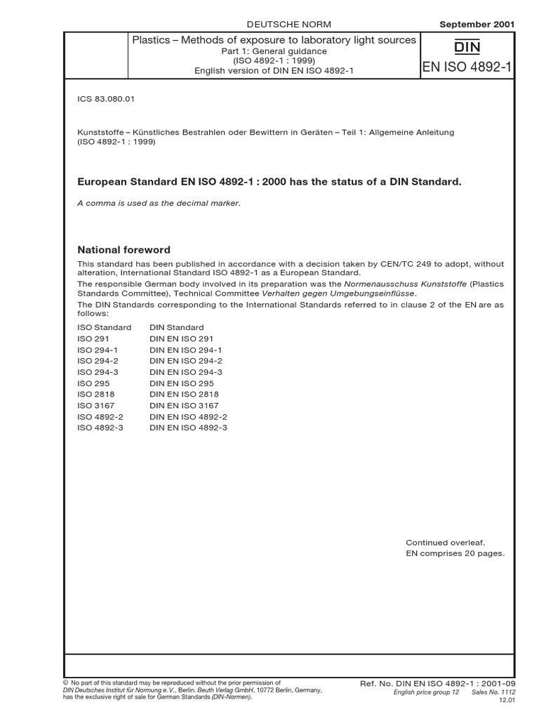 4892 1 | PDF | Standards Organization | International Organization For ...