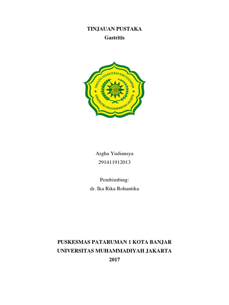 Tinjauan Pustaka Gastritis | PDF