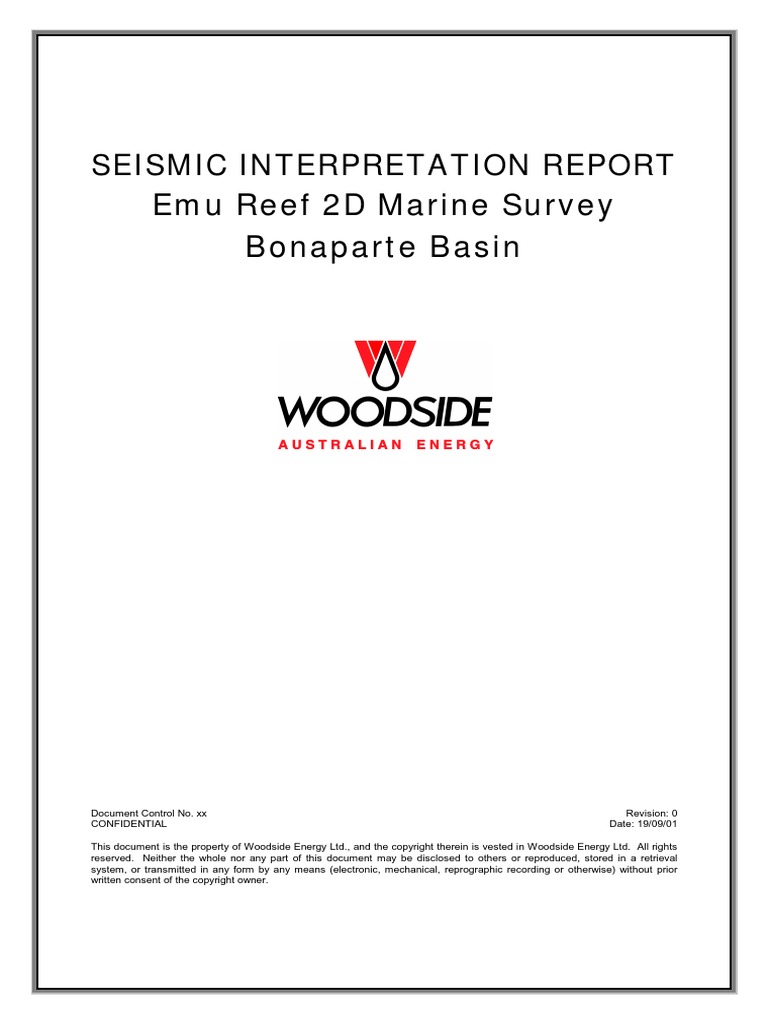 Seismic Interpretation Report Ntp57 | PDF | Reflection Seismology | Geology
