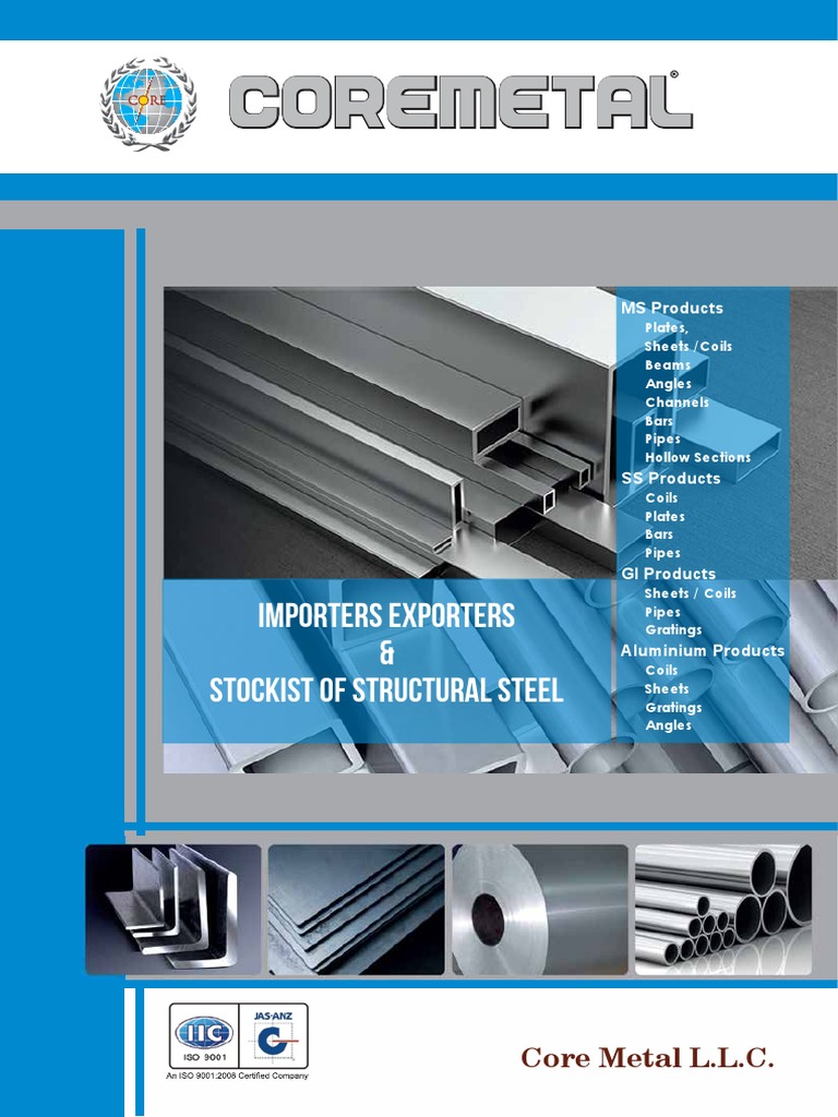 Catalouge Coremetal 1 | PDF | Structural Steel | Pipe (Fluid Conveyance)