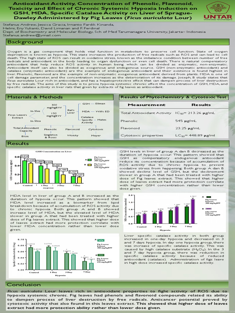 Poster Liver | PDF | Antioxidant | Reactive Oxygen Species